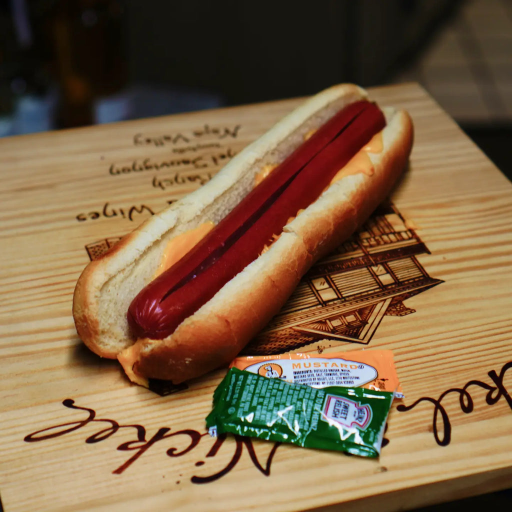 Pink Dot's Foot Long Hot Dog